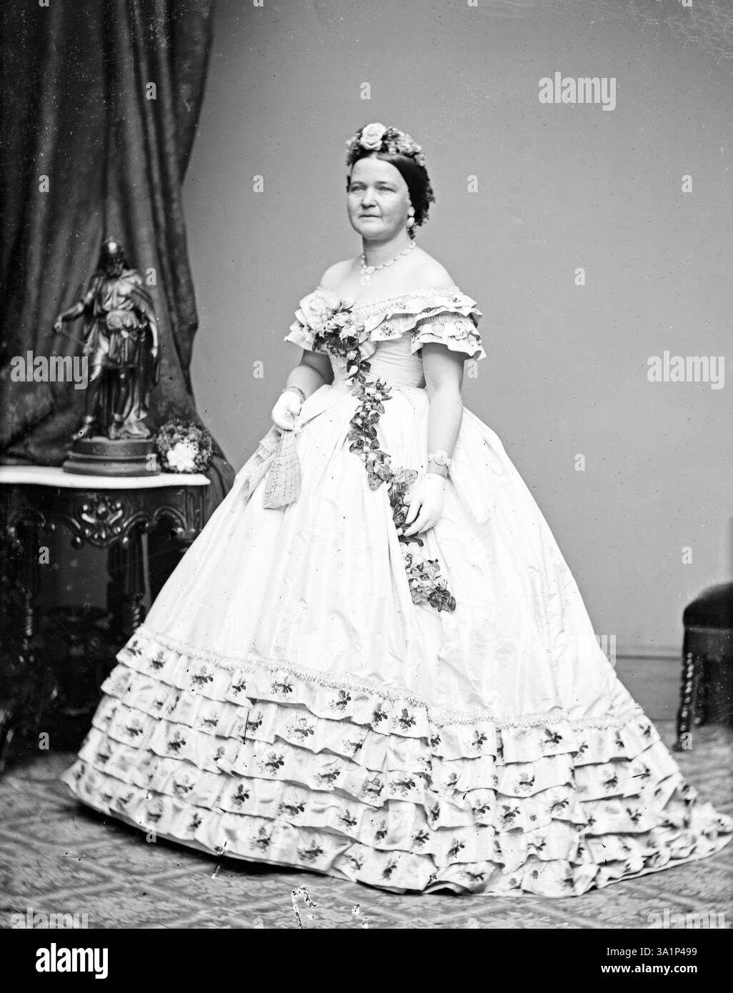 Mary Lincoln, Mary Ann Todd Lincoln (1818 – 1882) wife of President ...