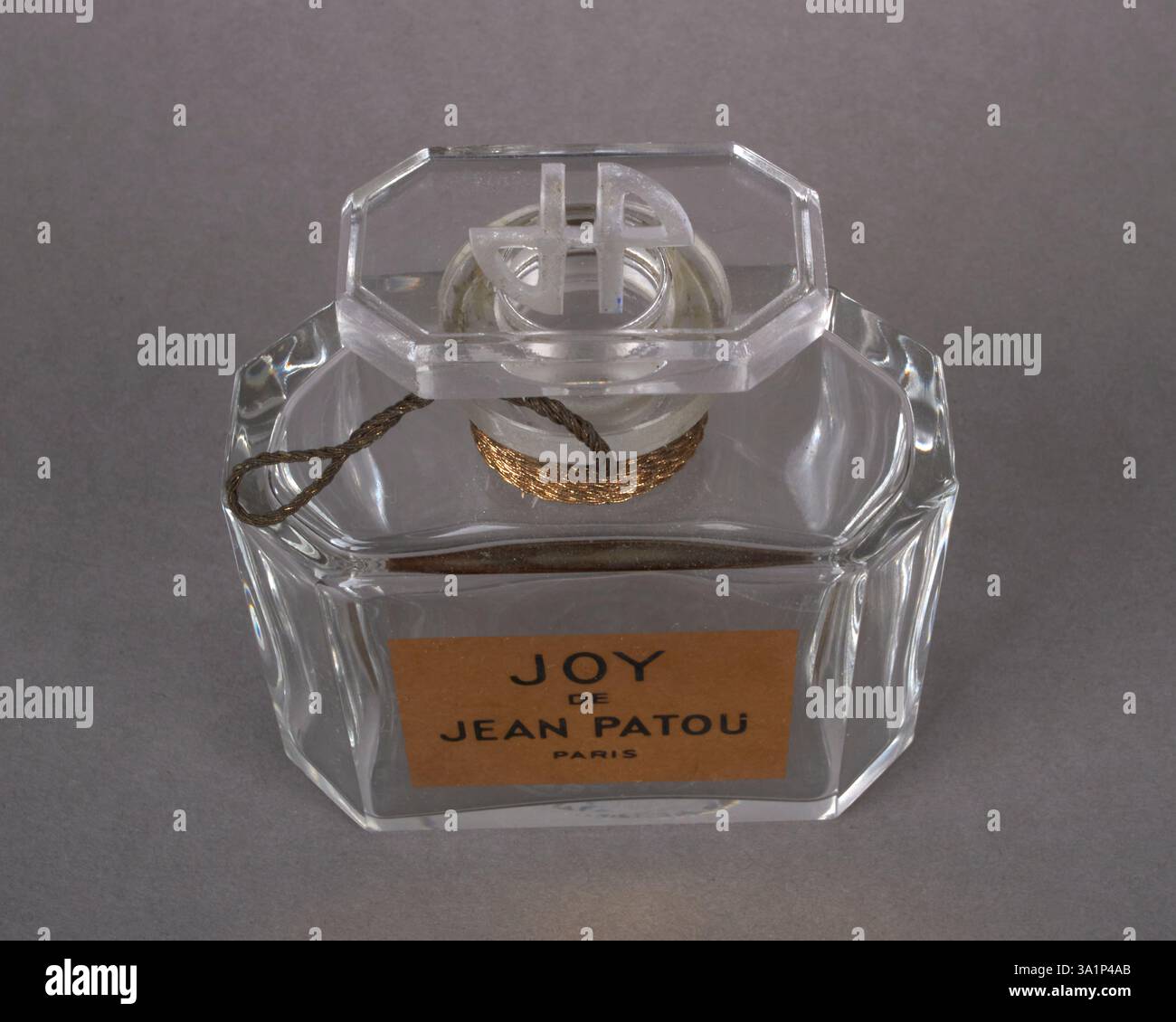 Vintage Jean Patou "Joy" glass perfume bottle designed by the architect ...