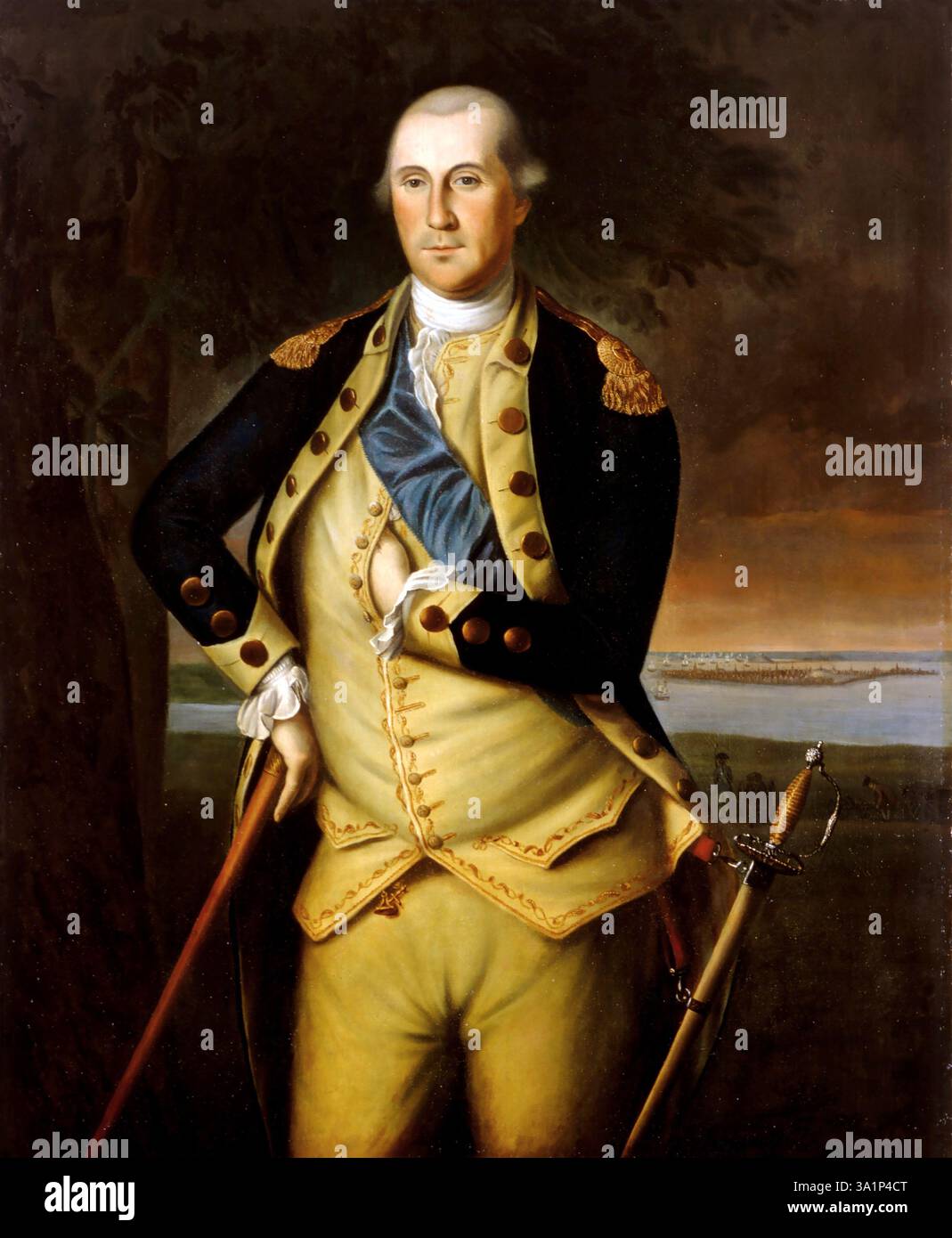 George Washington (1732 – 1799) Founding Father and the first president ...