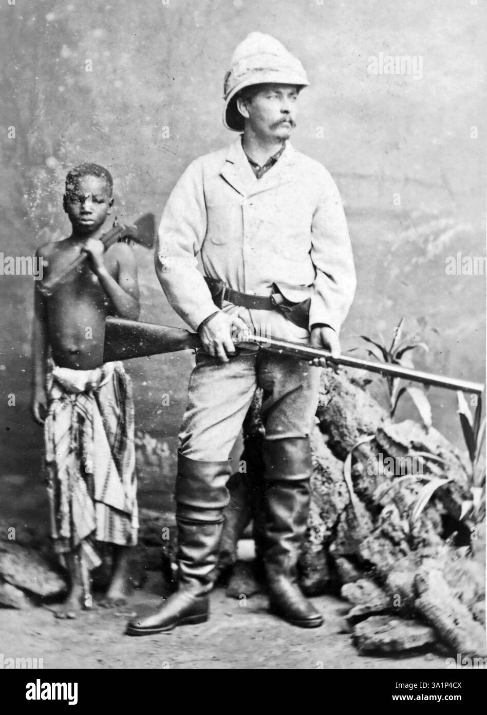 Sir Henry Morton Stanley (1841 – 1904) Welsh-American explorer, Henry Morton Stanley. Portrait ...