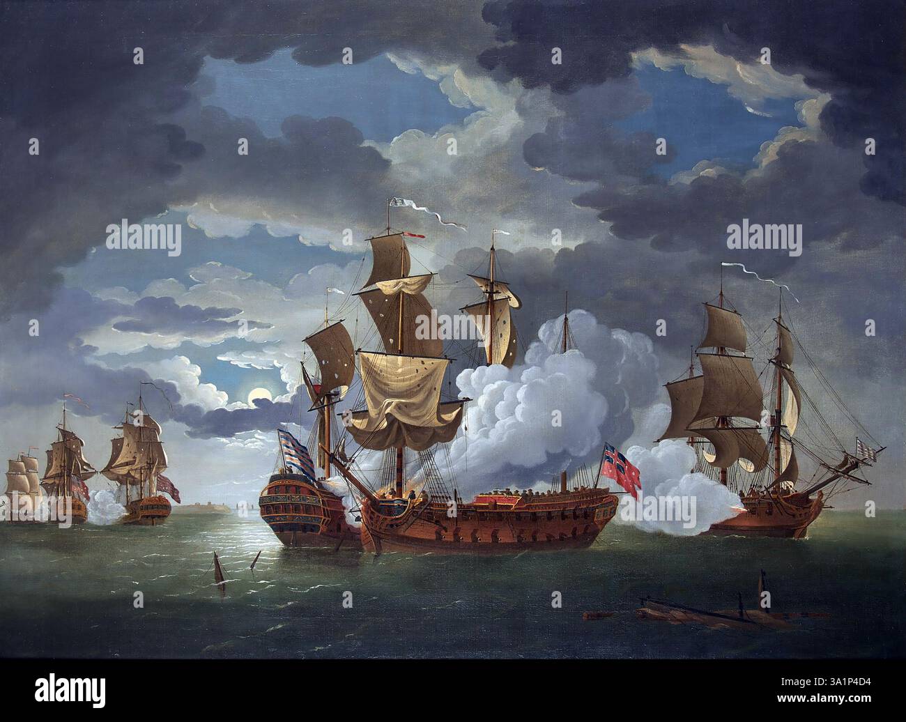 The Battle of Flamborough Head with U.S. warships in European waters ...