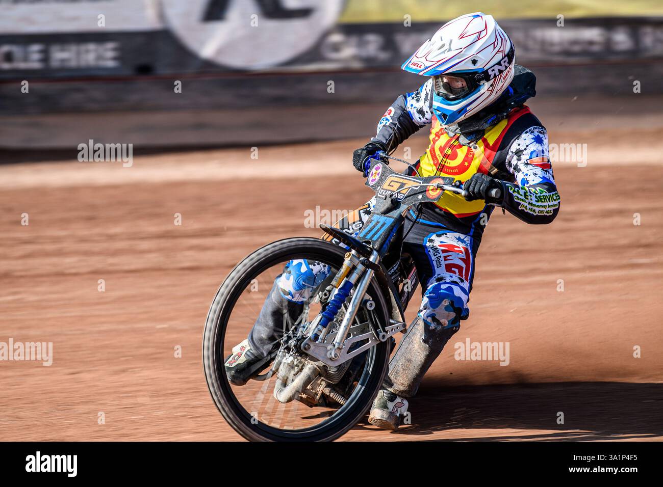 National Speedway Stadium, Manchester on Sunday 9th March 2025. Billy ...