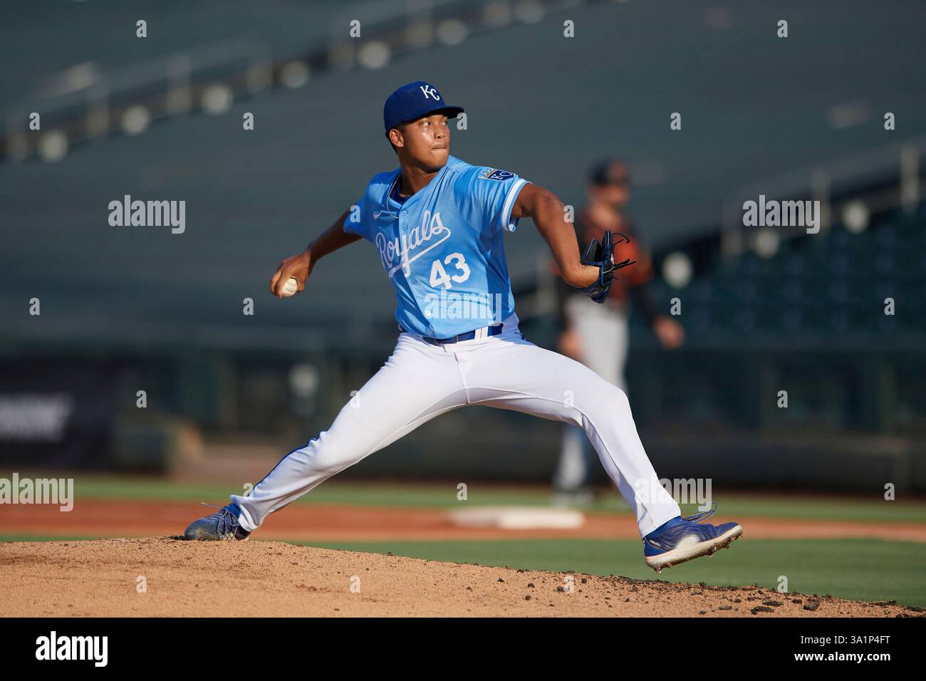 ACL Royals starting pitcher Hiro Wyatt (51) delivers a pitch during an ...