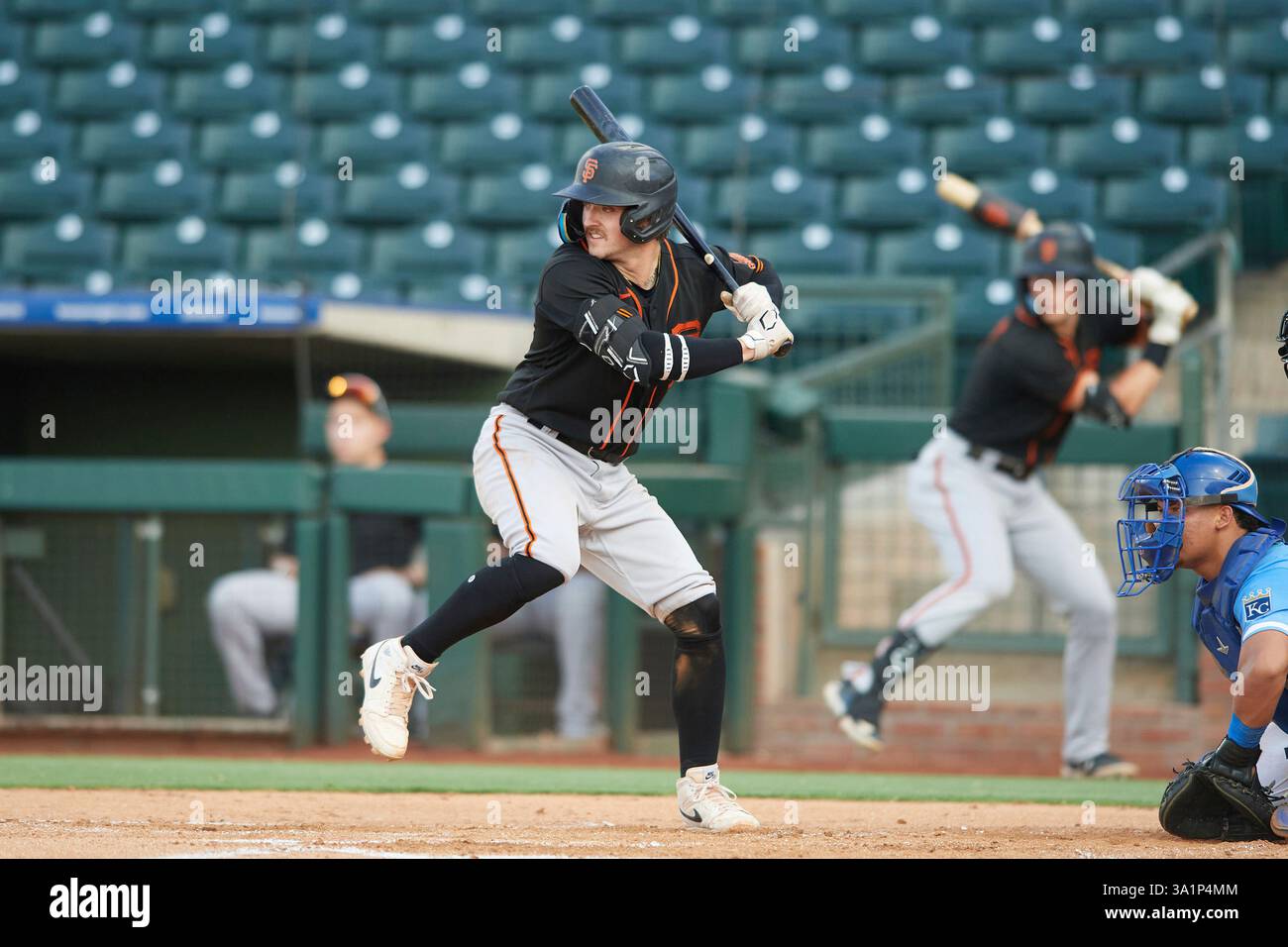 Ty Hanchey (16) of the ACL Giants at bat during an Arizona Complex ...