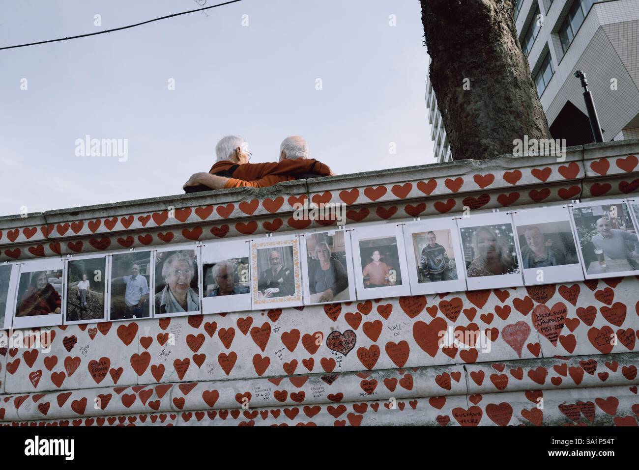 A Covid-19 Day of Reflection takes place at the National Covid Memorial ...