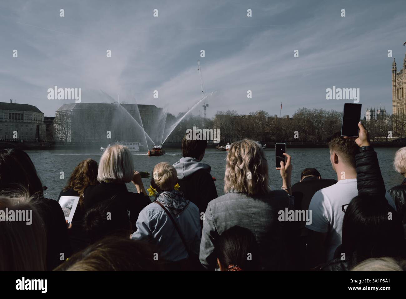 A Covid-19 Day of Reflection takes place at the National Covid Memorial ...