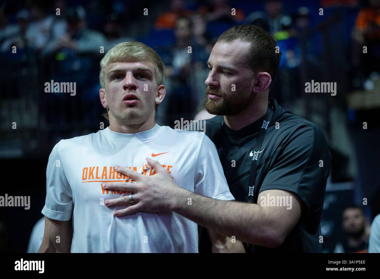 March 9, 2025, Tulsa, Oklahoma, USA: Oklahoma State head coach DAVID ...