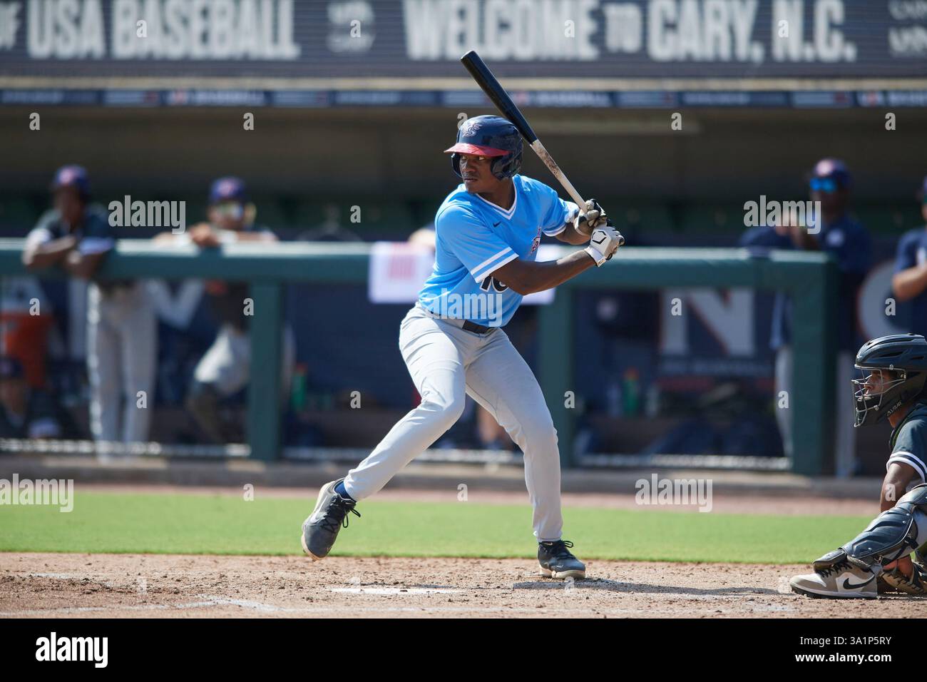 Lamar Edwards (16) (Lake Helen, FL) at bat during the USA Baseball 18U ...