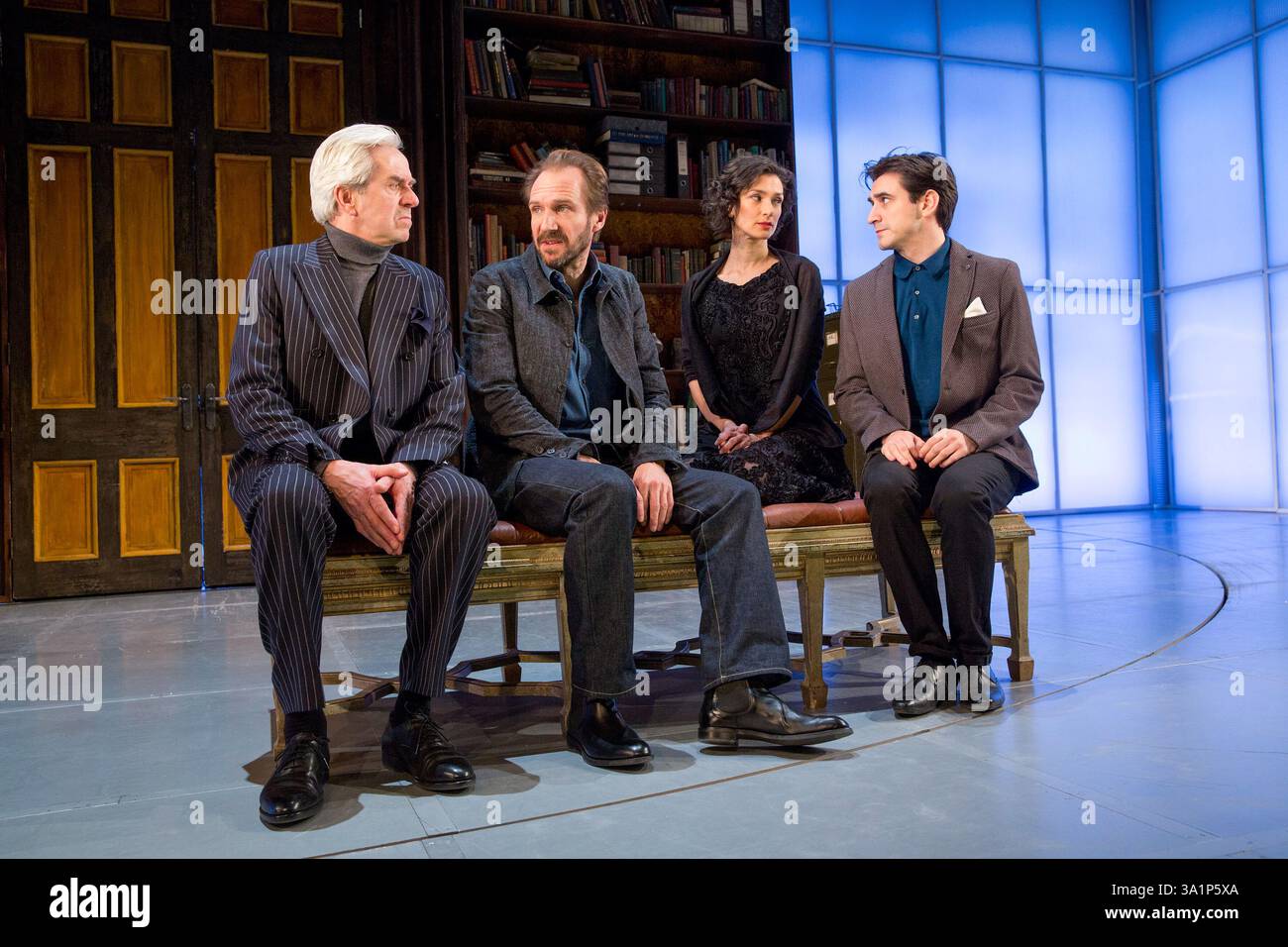 family conference - l-r: Nicholas le Prevost (Roebuck Ramsden), Ralph ...