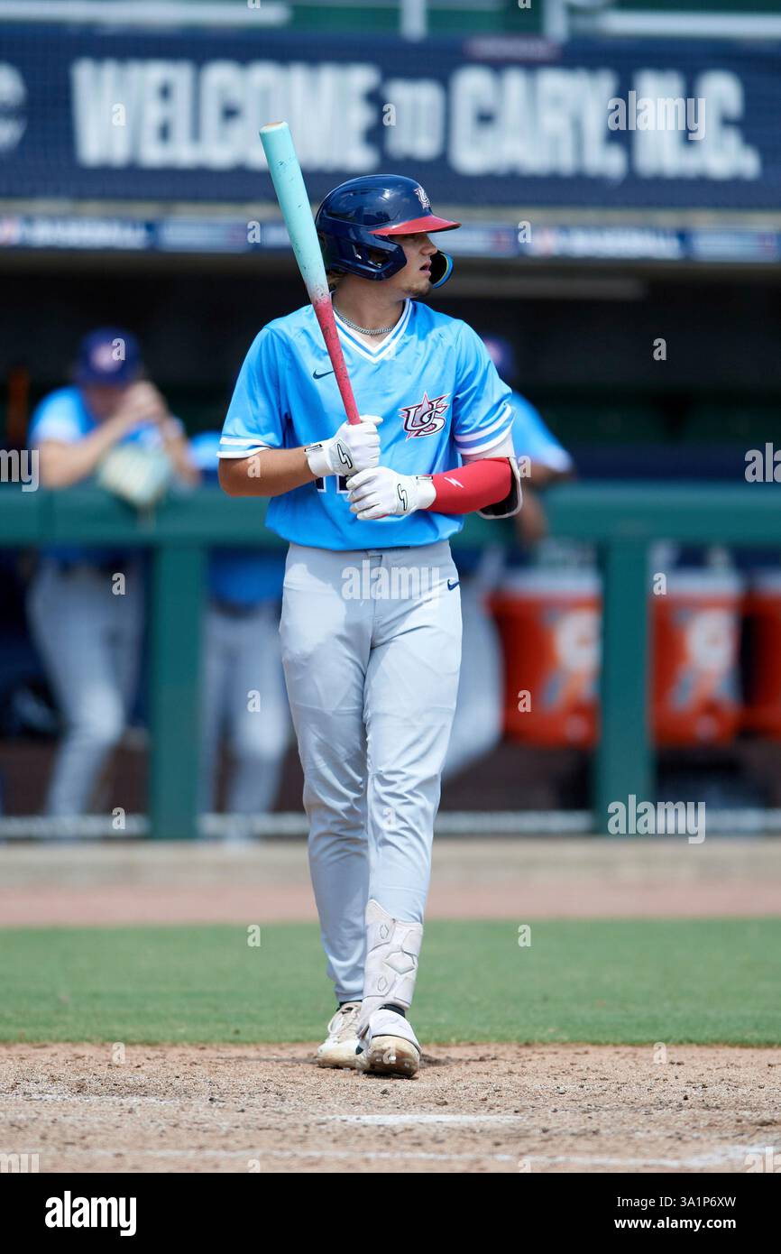 Connor Essenburg (11) (Manhattan, IL) at bat during the USA Baseball ...