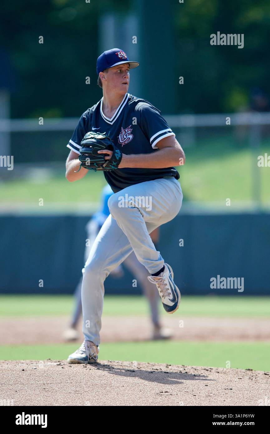 Aaron Watson (5) (Jacksonville, FL) delivers a pitch during the USA ...