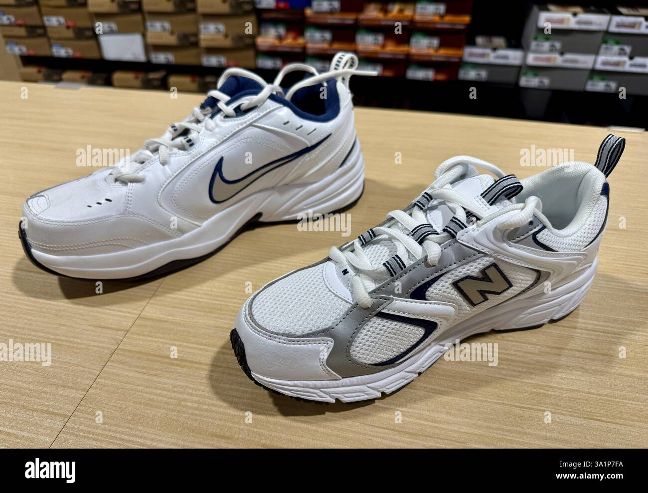 United States - March 9, 2025: Dad Shoe Showdown - New Balance 408 vs ...