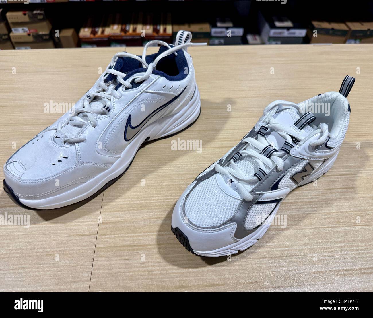 United States - March 9, 2025: Dad Shoe Showdown - New Balance 408 vs ...