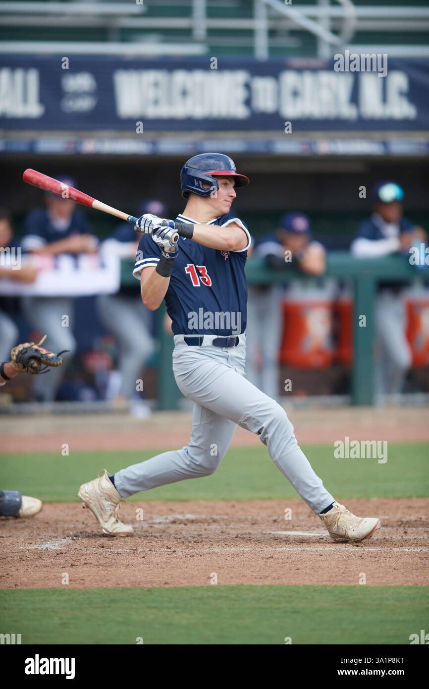 Charlie Buckles (13) (Bethesda, MD) follows through on a swing during ...