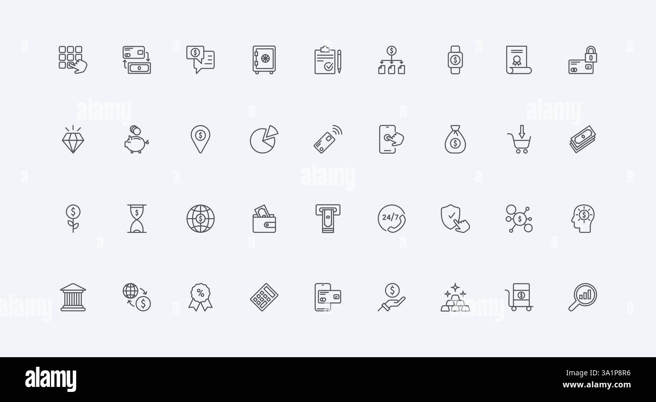 Safe deposit symbols bank Stock Vector Images - Alamy