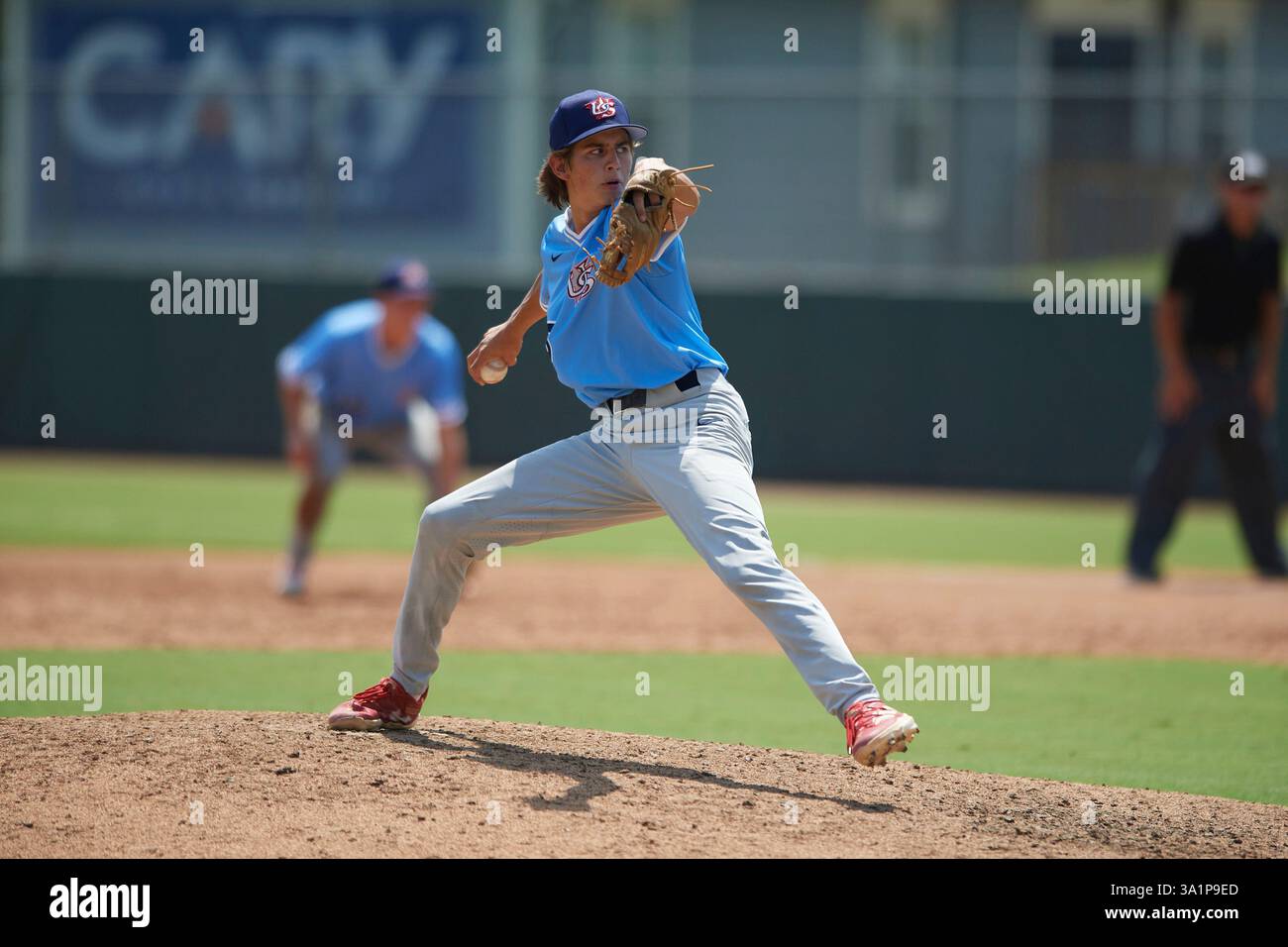 Billy Carlson (15) (Corona, CA) delivers a pitch during the USA ...