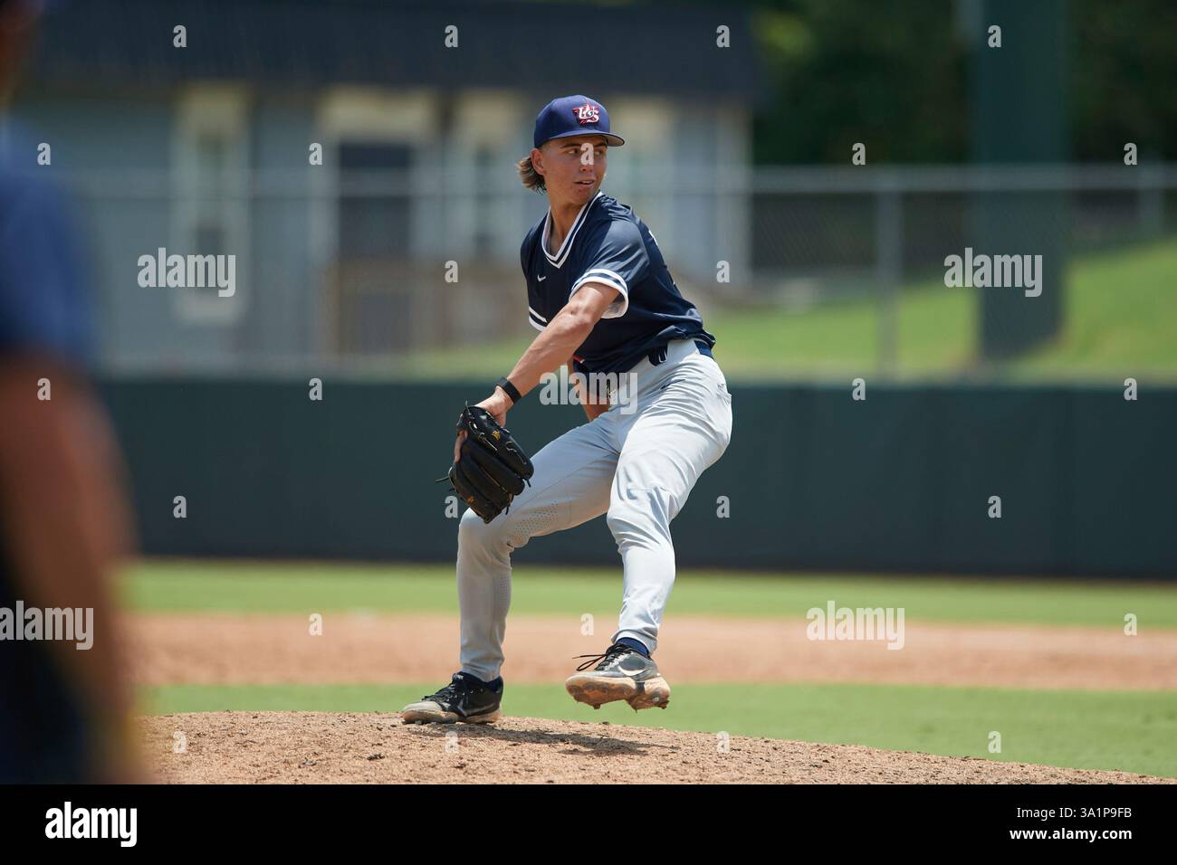 Seth Hernandez (14) (Chino, CA) delivers a pitch during the USA ...