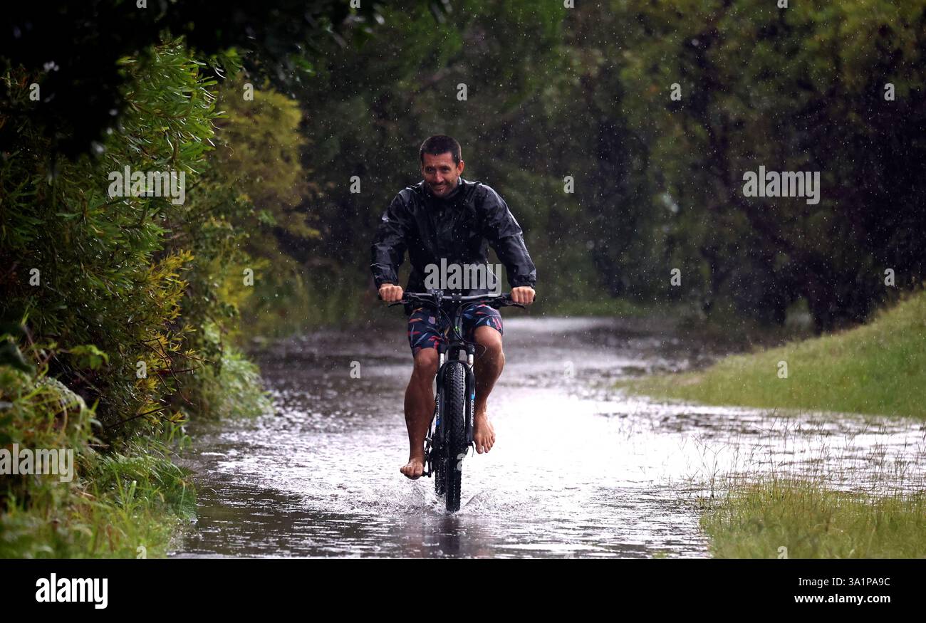 Flooded Scenes at Hastings Point, Northern New South Wales, Monday ...