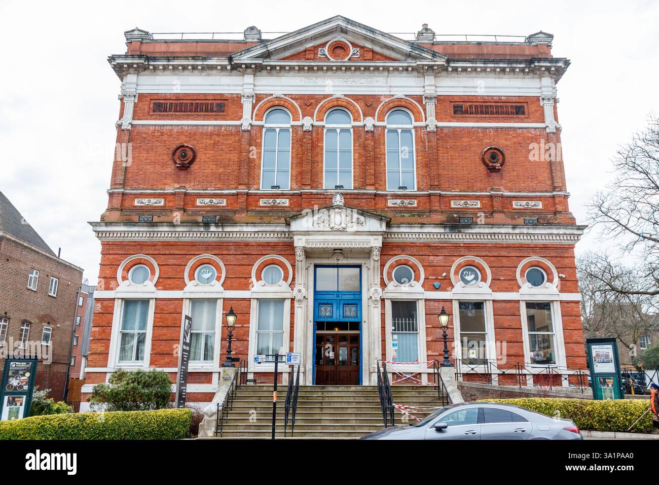 Hampstead Town hall, a Grade II listed municipal building on Haverstock ...