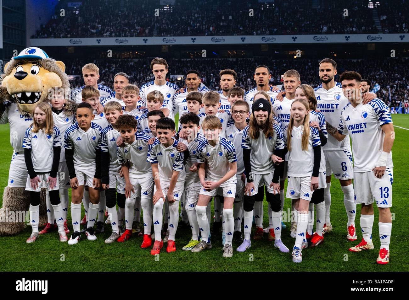 Copenhagen, Denmark, 09th, March 2025. The starting-11 of FC Copenhagen ...