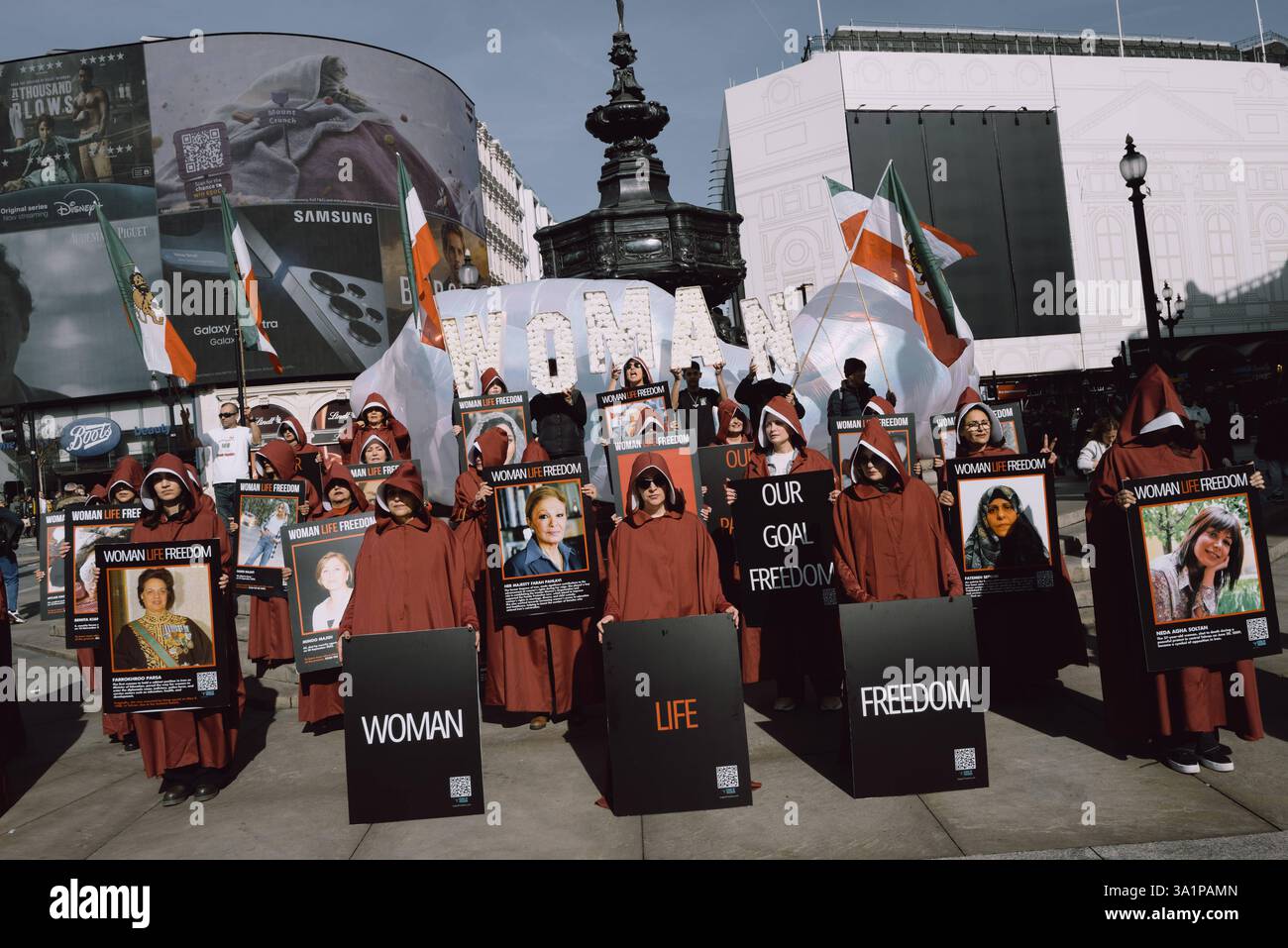 Handmaids Tale Protest in London On International Womens Day, 8 March ...