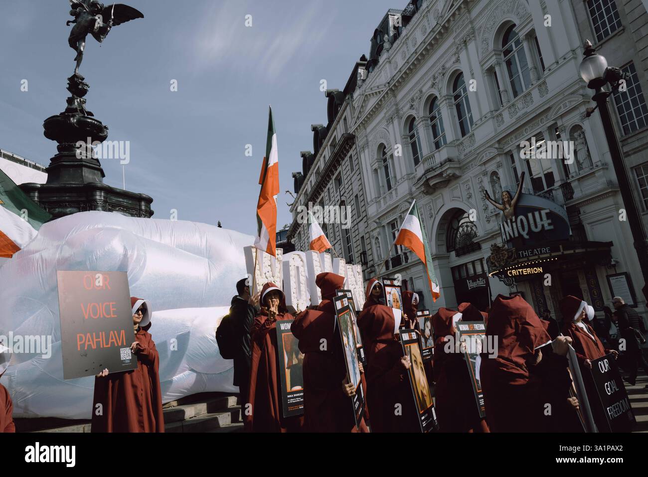 Handmaids Tale Protest in London On International Womens Day, 8 March ...