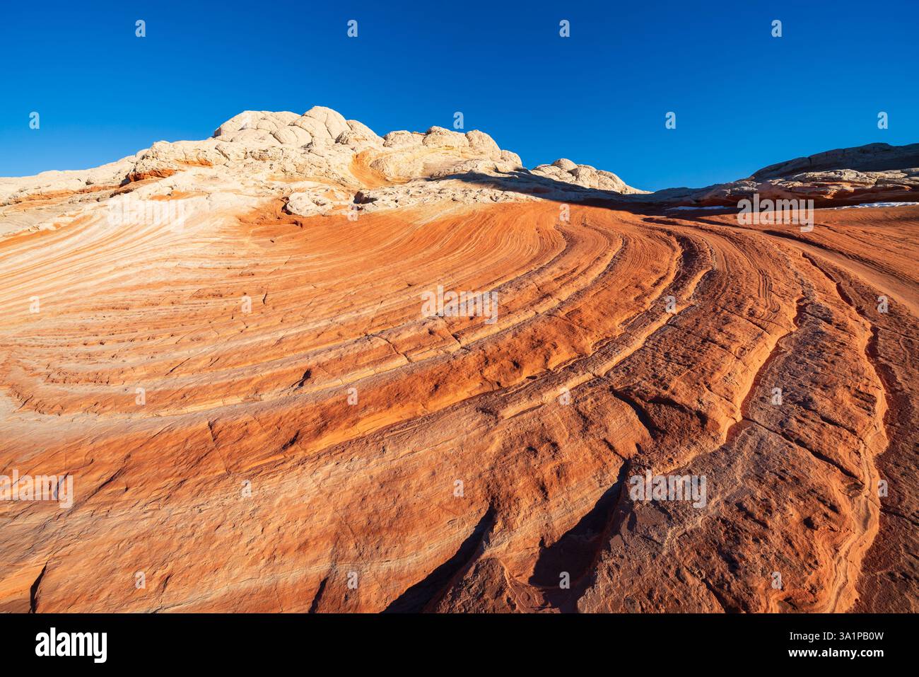 Unique layers of sandstone display vibrant colors and intricate ...