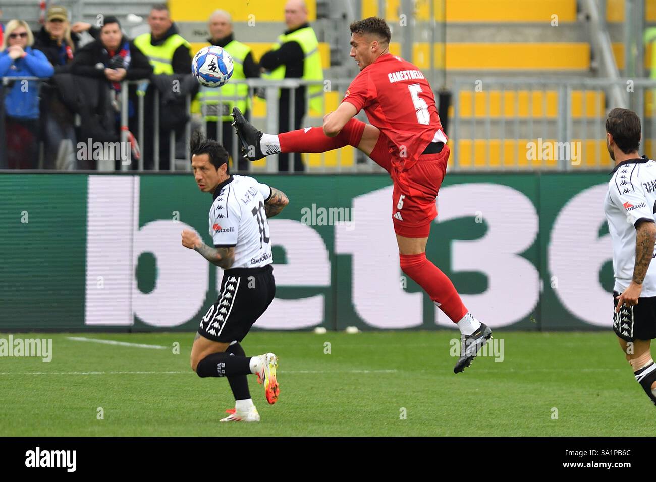 La Spezia, Italy. 09th Mar, 2025. Simone Canestrelli (Pisa) during ...
