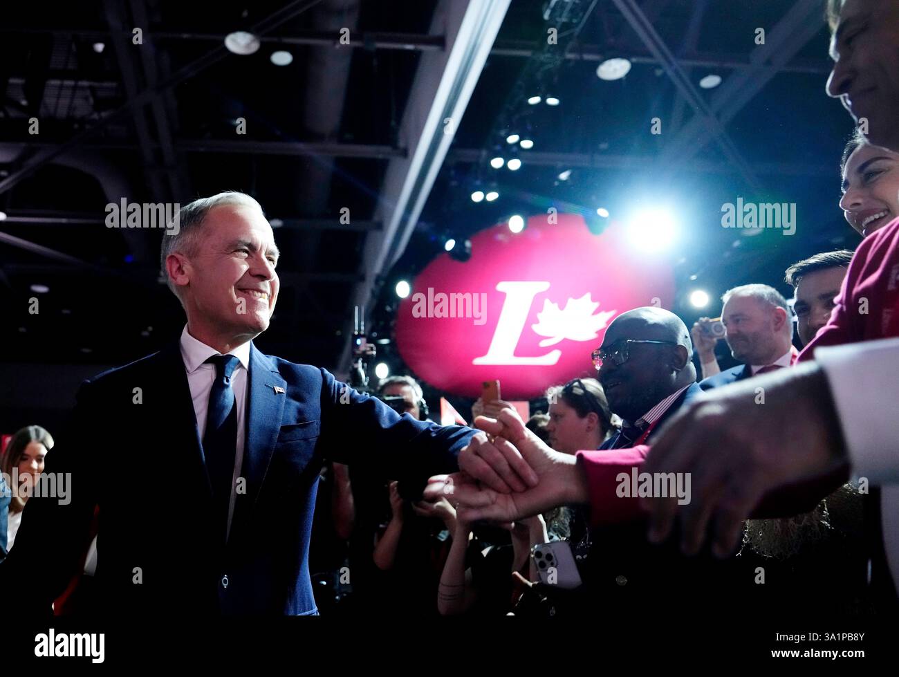 Liberal Party of Canada leadership candidate Mark Carney is introduced ...