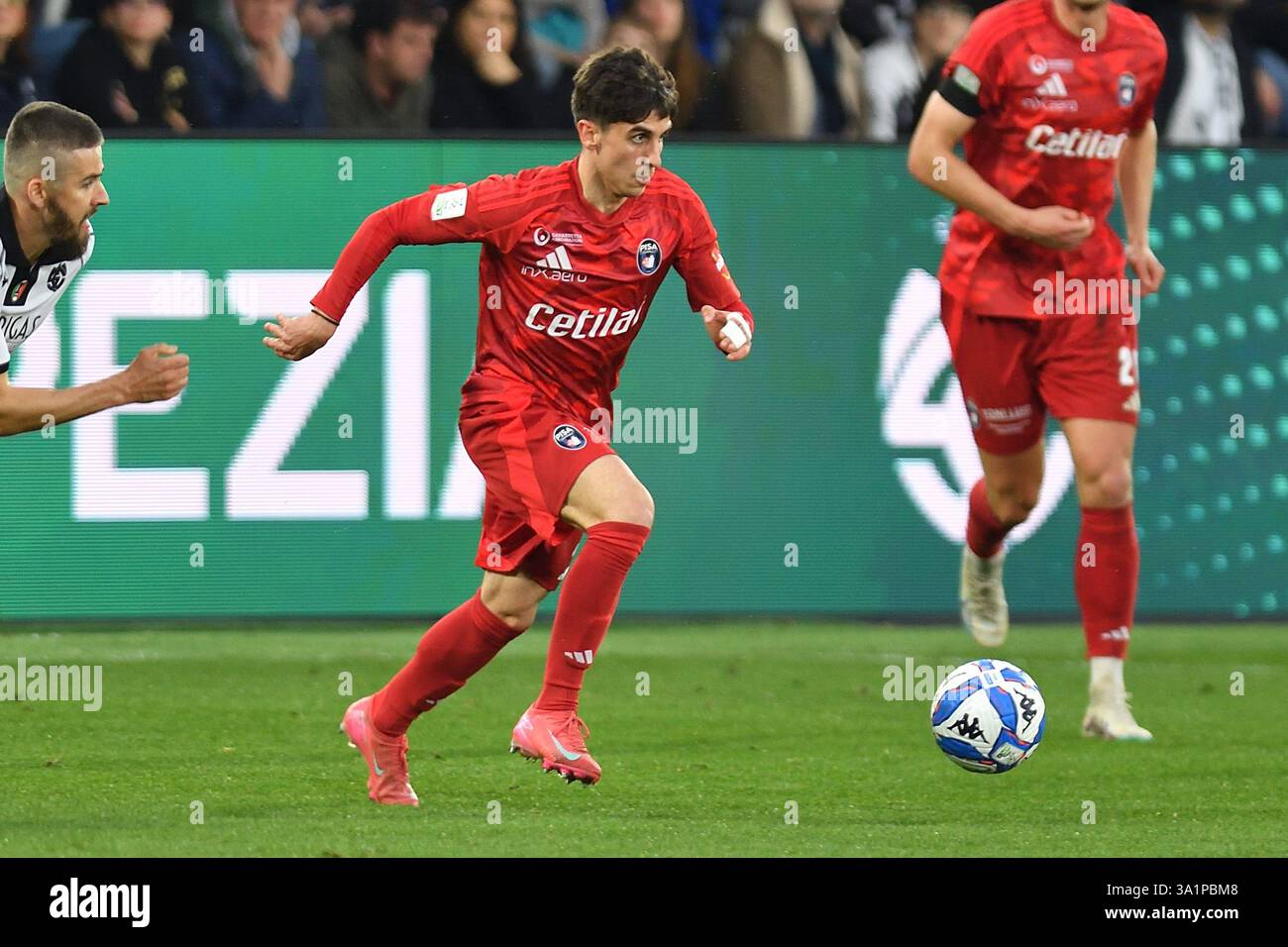 La Spezia, Italy. 09th Mar, 2025. Alessandro Arena (Pisa) during Spezia ...