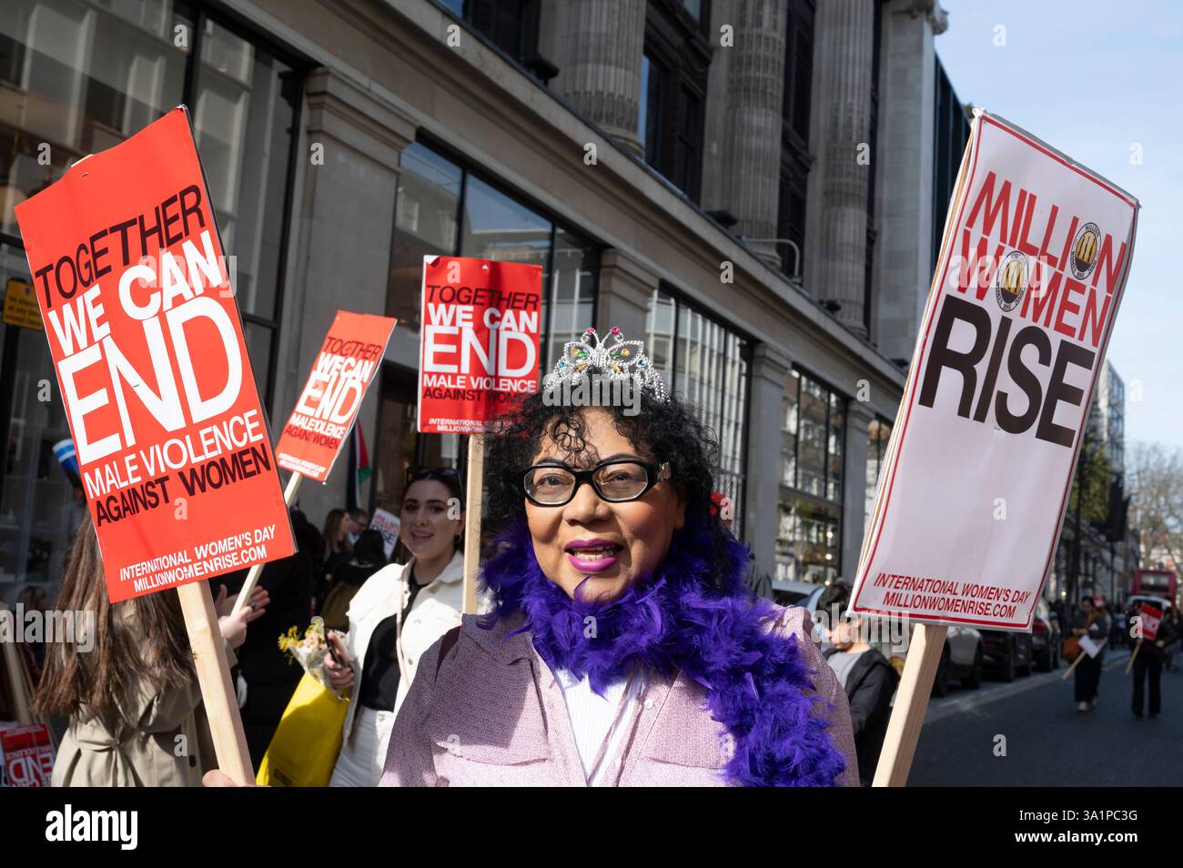 International Women's Day 2025, Central London. March and rally ...