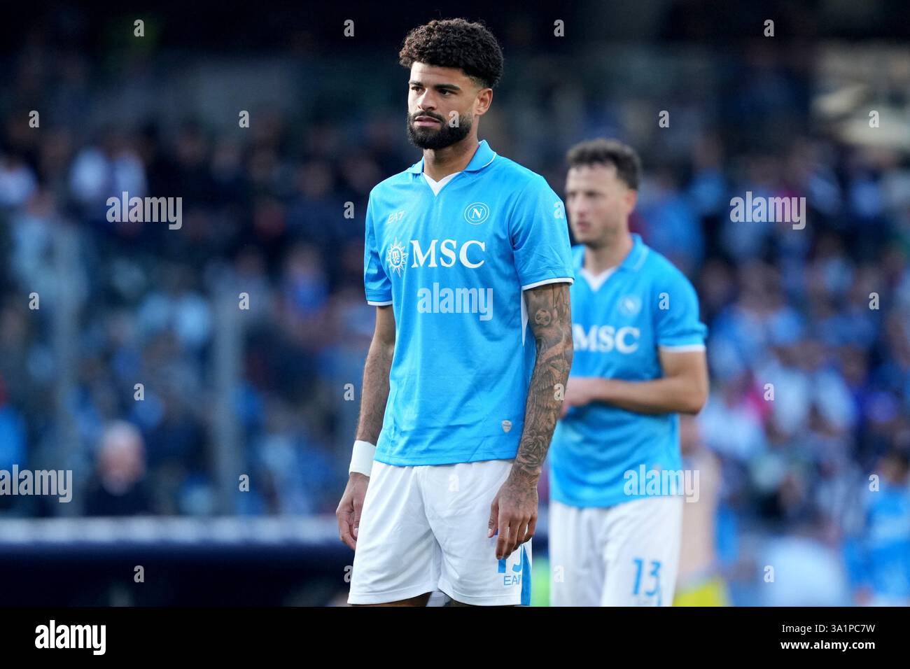 Naples, Italy. 9 Mar, 2025. Philip Billing of SSC Napoli during the ...