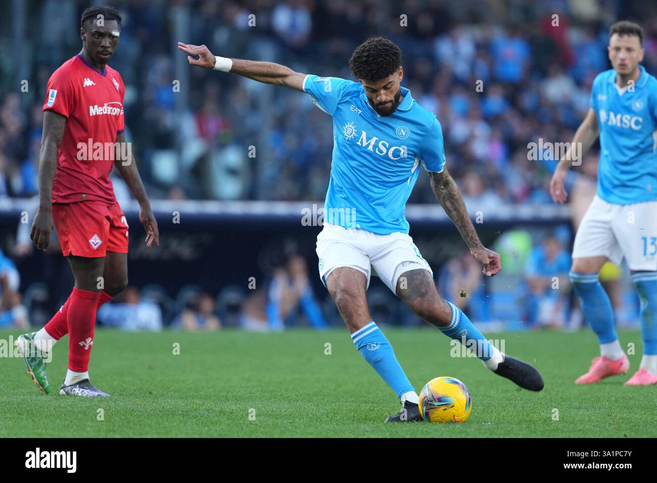 Naples, Italy. 9 Mar, 2025. Philip Billing of SSC Napoli during the ...