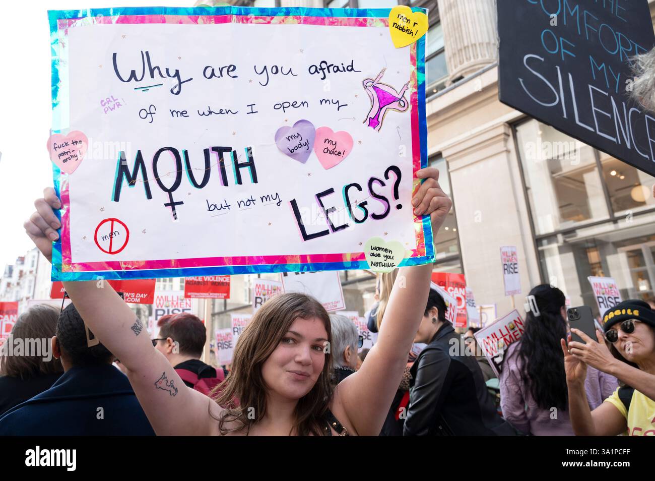 International Women's Day 2025, Central London. March and rally ...