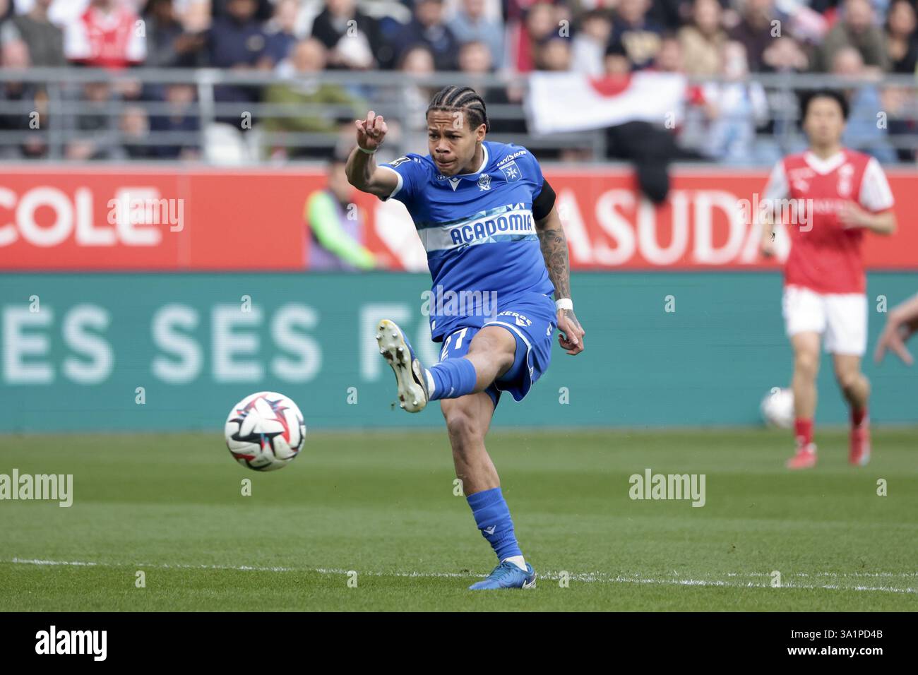 Kevin Danois of Auxerre during the French championship Ligue 1 football ...