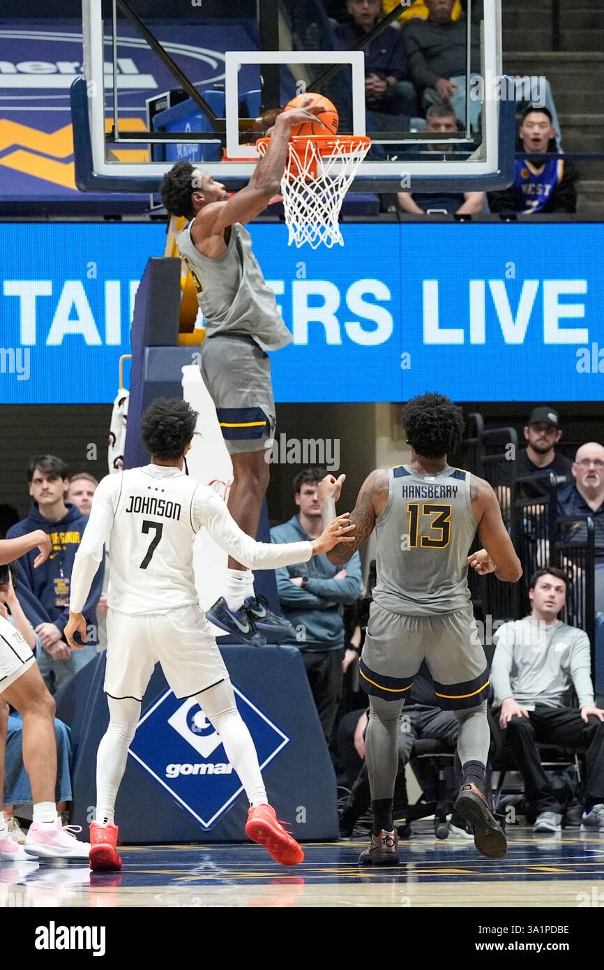 March 8, 2025, Morgantown, West Virginia, USA: March 8, 2025: Toby ...