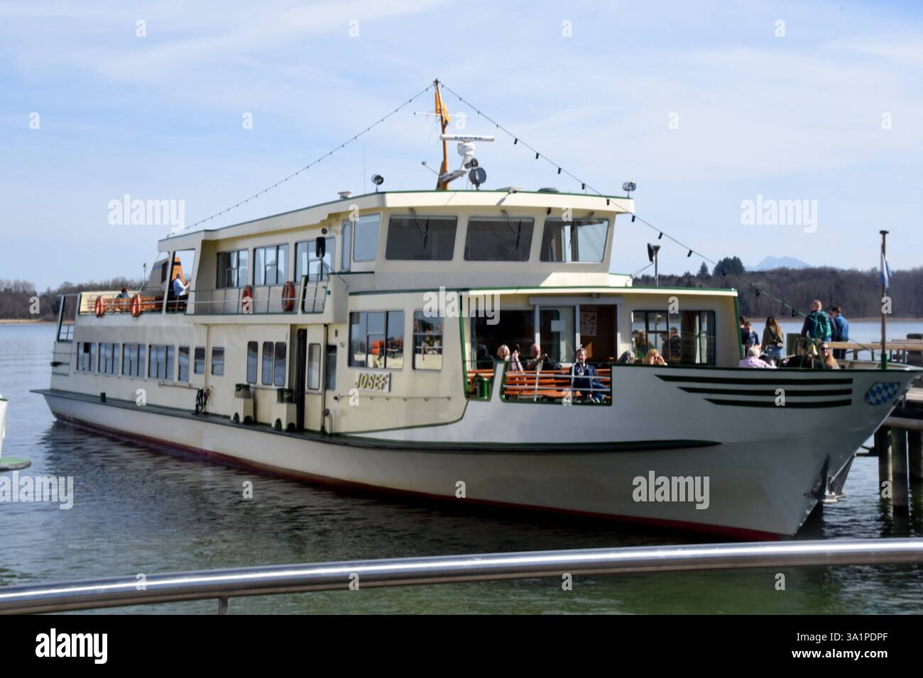 Prien/Stock Hafen Schiff Josef Prien/Chiemsee 09.03.2025 Hafen/Stock ...