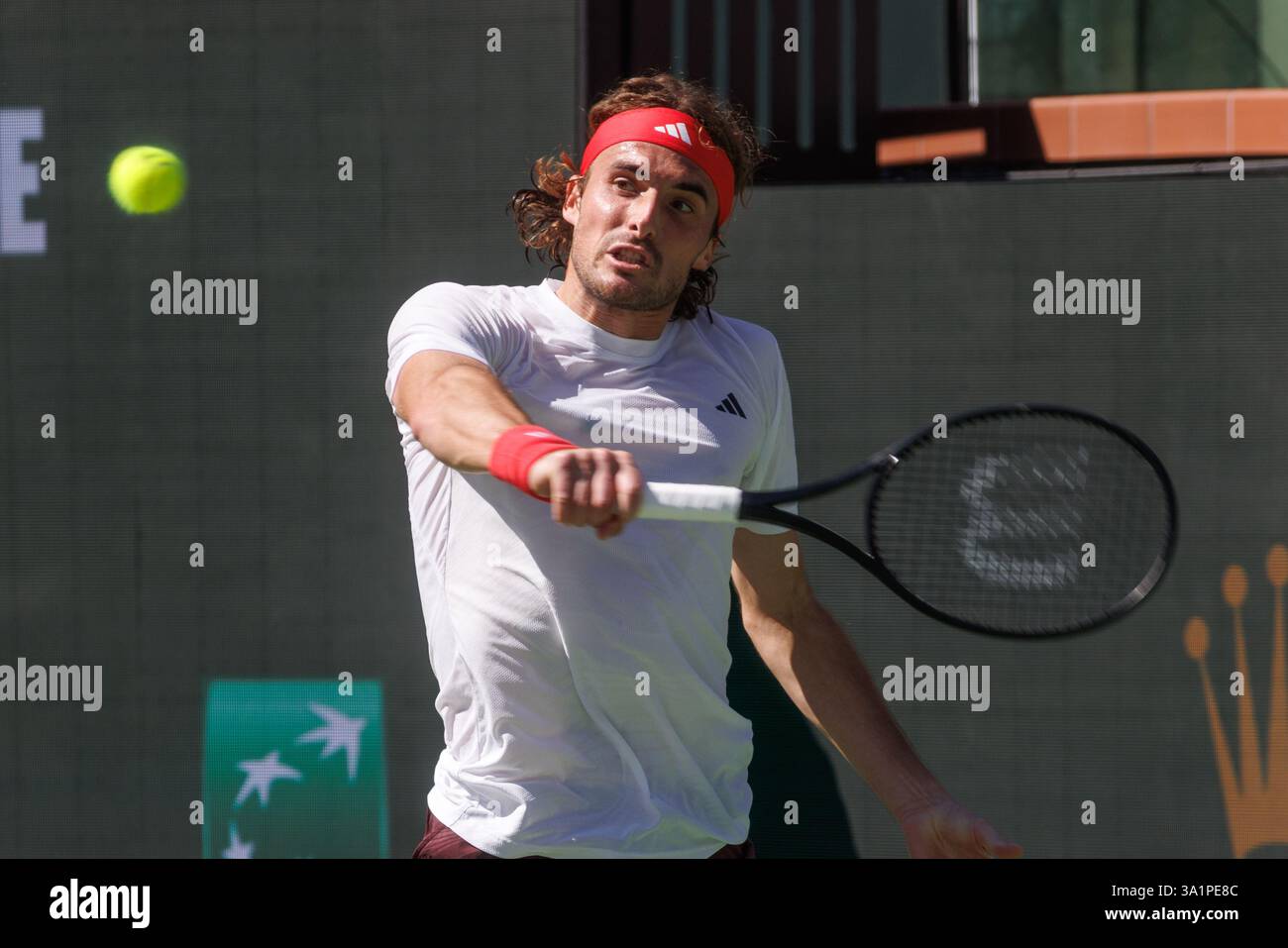 Indian Wells, California, USA. 9th Mar, 2025. Stefano Tsitsipas of ...