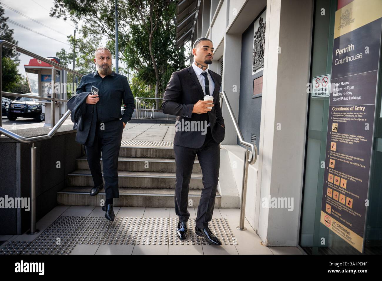 Sydney, Australia. 10th Mar, 2025. Penrith Panthers player Taylan May ...