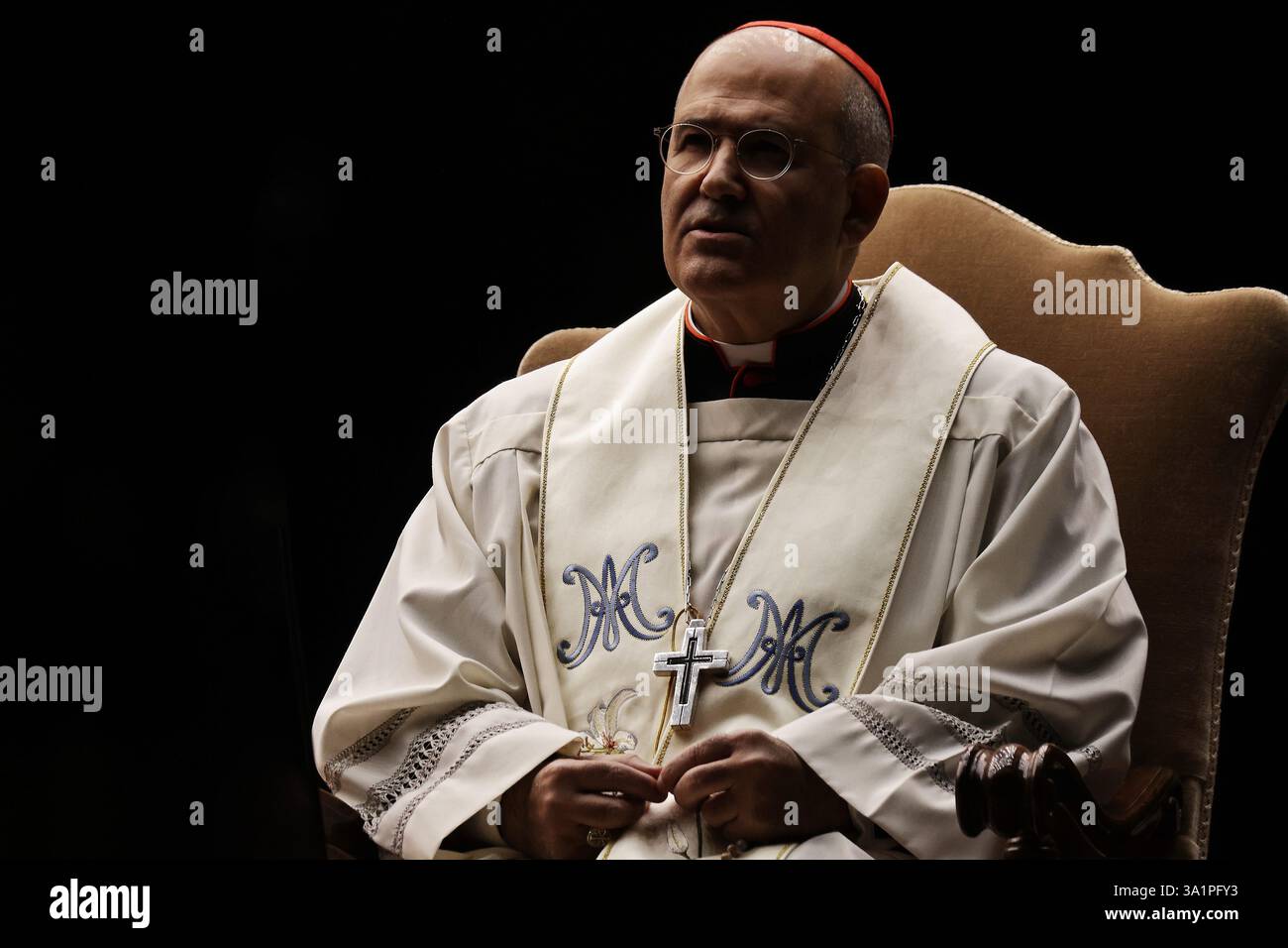 Vatican City. 9th Mar, 2025. Cardinal JOSE TOLENTINO DE MENDONCA ...