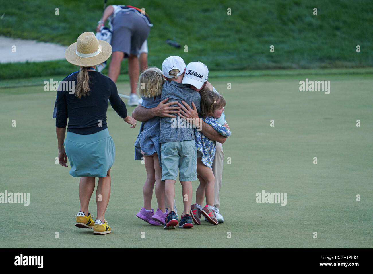 Orlando, Florida, USA, March 9, 2024, Russell Henley's family running ...