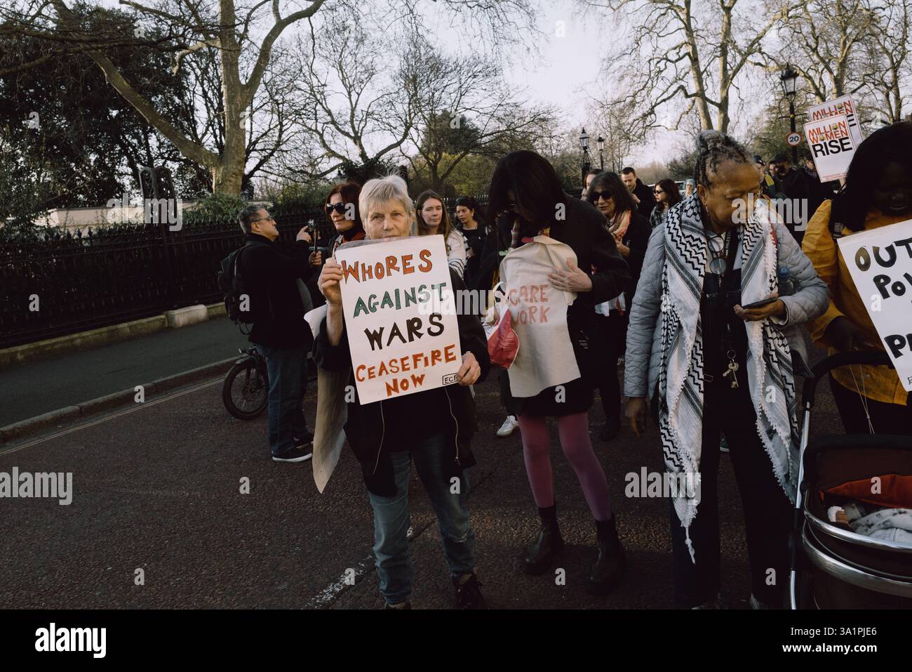 Activists gather at Gandalf’s Corners in London for the International ...