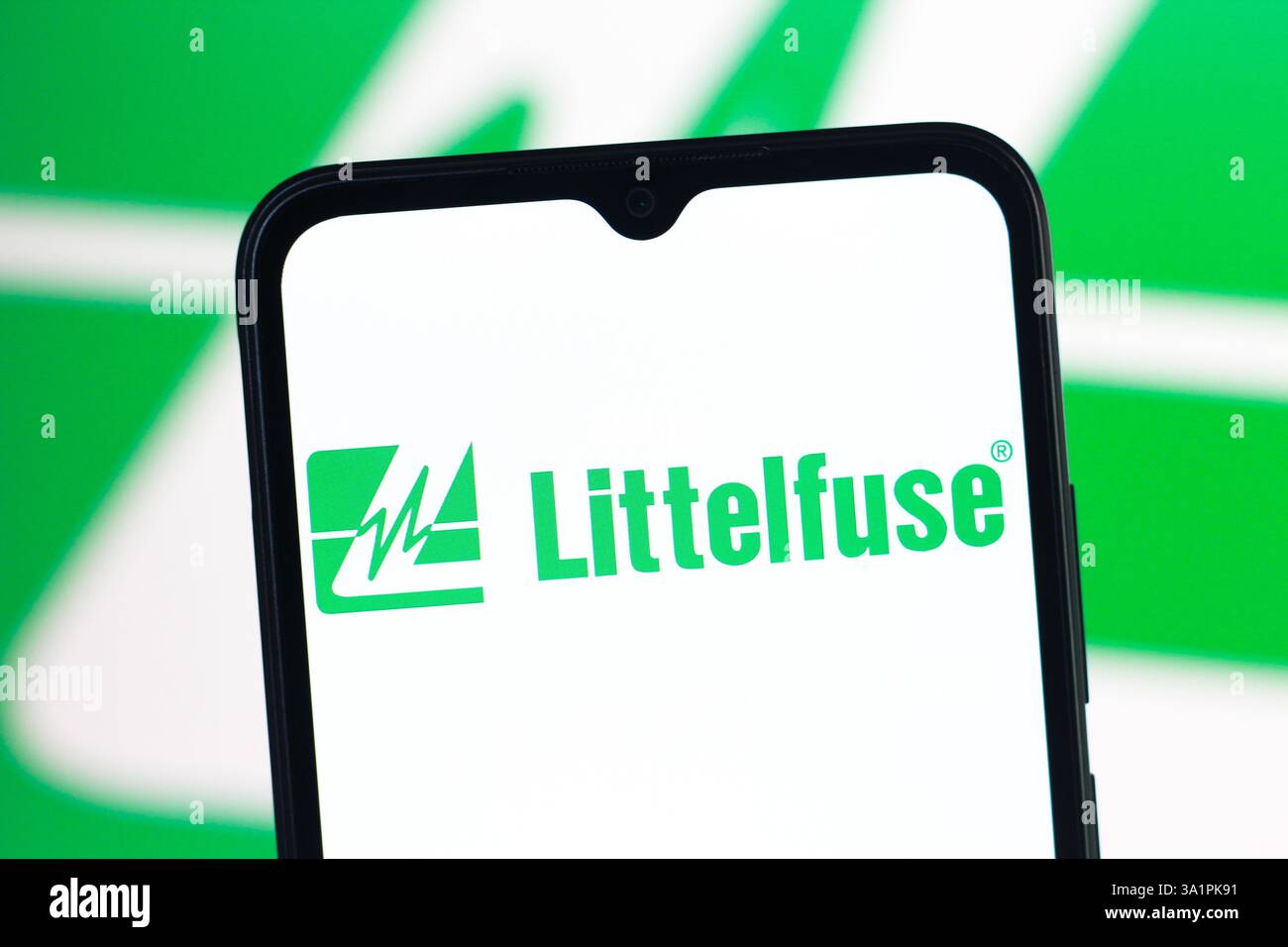 Canada. 9th Mar, 2025. In this photo illustration, the Littelfuse logo ...