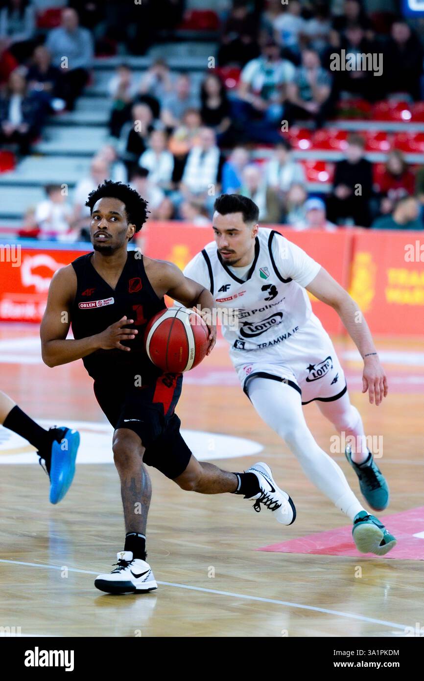 Warsaw, Poland. 9th Mar 2025. Polish Basketball League match between ...