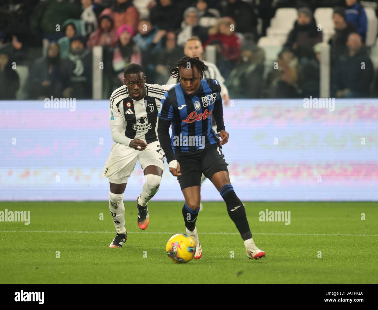 Turin, Italy. 09th Mar, 2025. Ademola Lookman of Atalanta BC during the ...