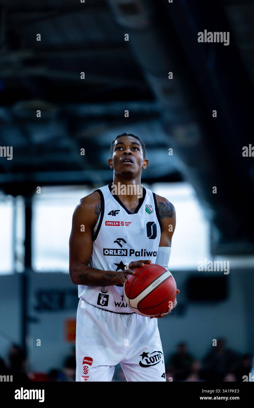 Warsaw, Poland. 9th Mar 2025. Polish Basketball League match between ...