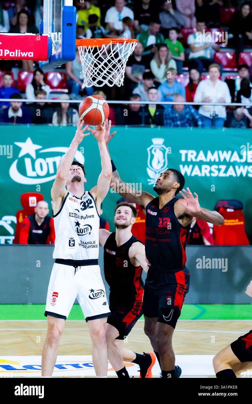 Warsaw, Poland. 9th Mar 2025. Polish Basketball League match between ...