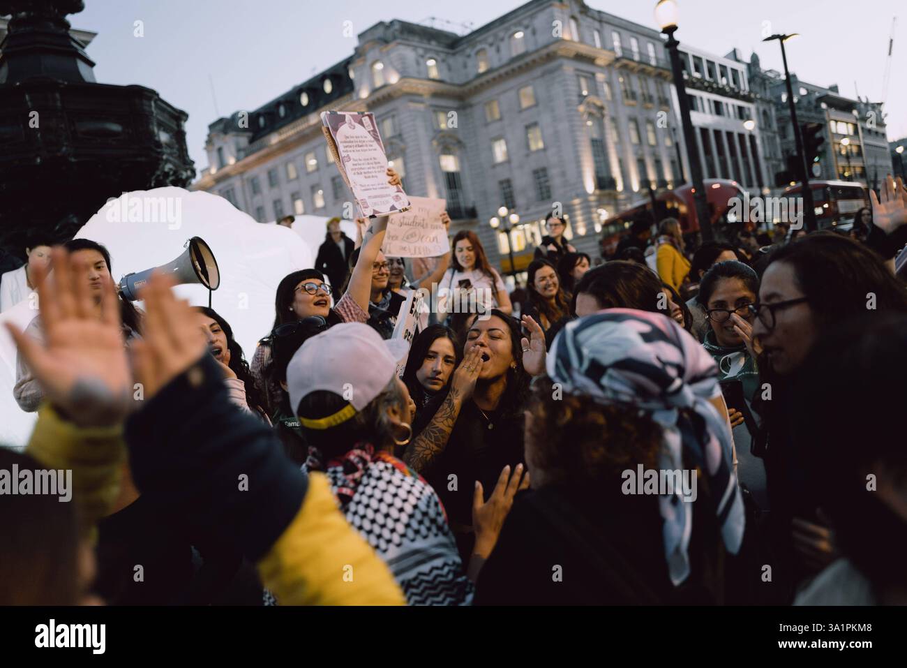 International Feminist Strike in London Activists gather at Gandalfs ...
