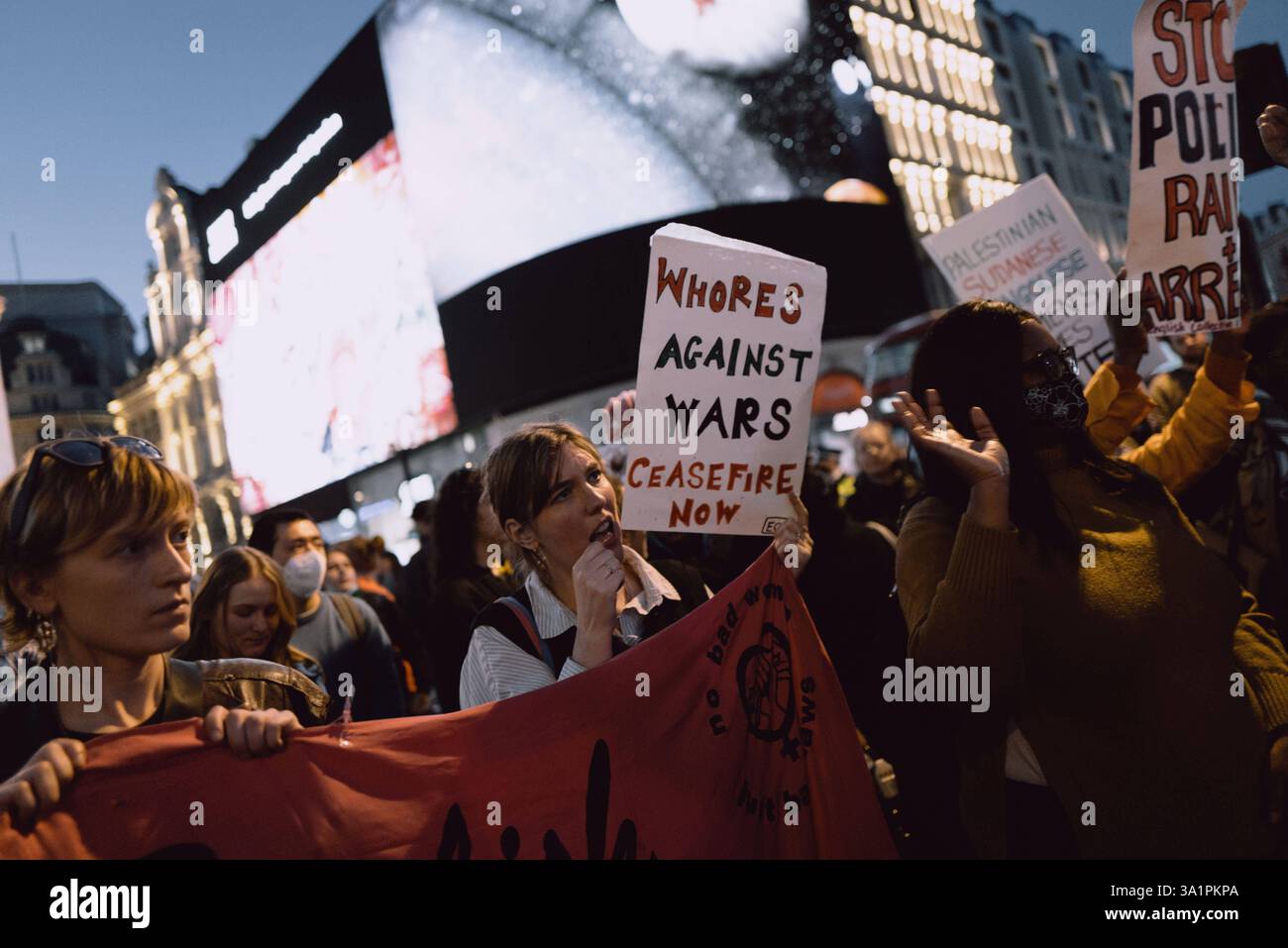 International Feminist Strike in London Activists gather at Gandalfs ...