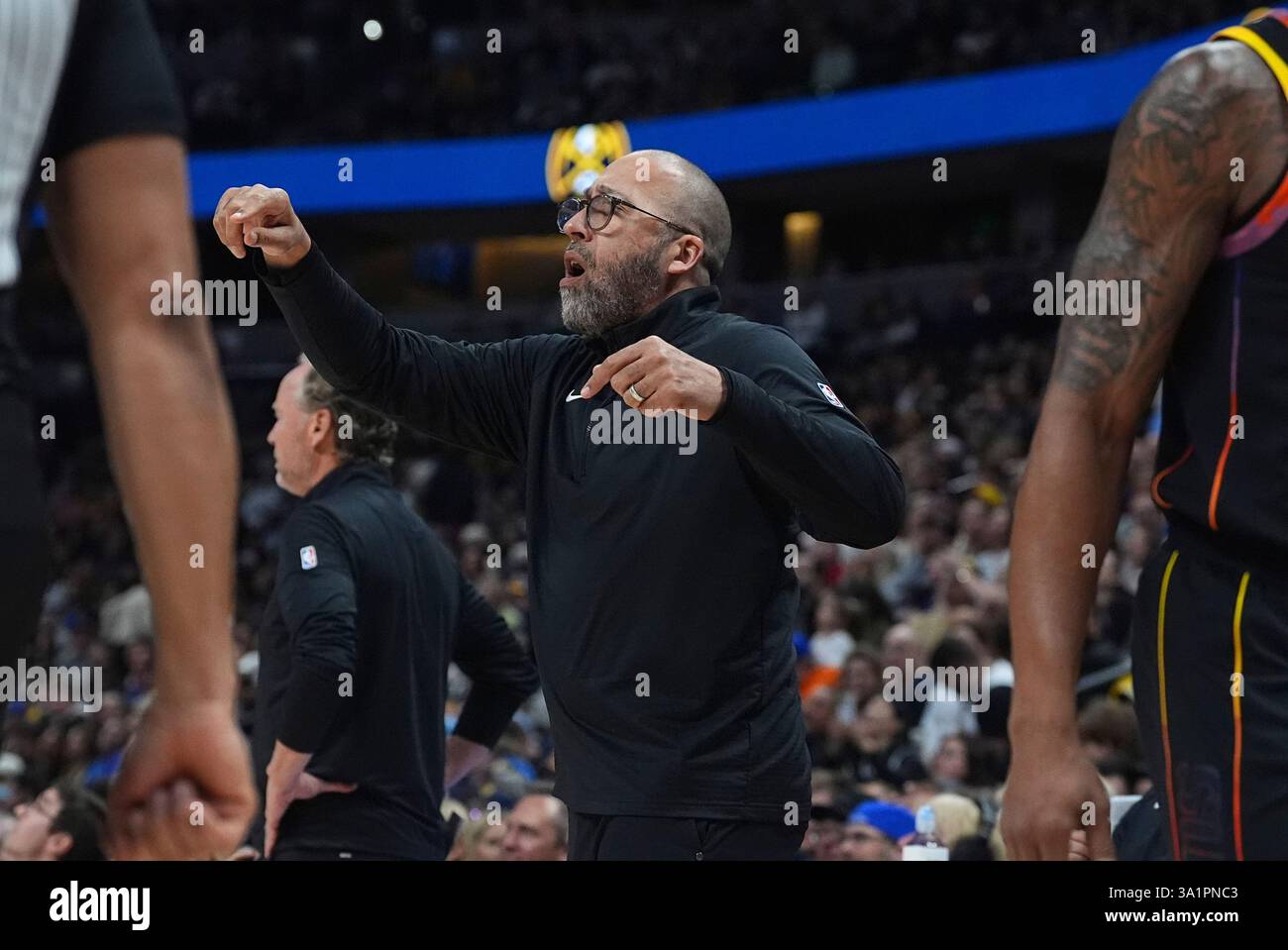 Phoenix Suns assistant coach David Fizdale in the first half of an NBA ...
